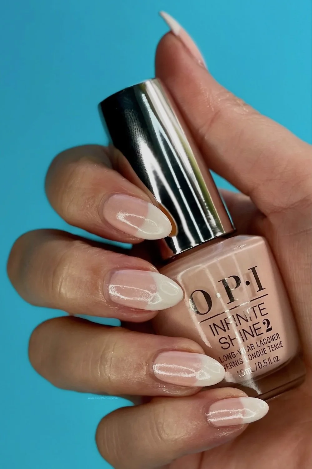 Glazed French Manicure: Bubble Bath and Funny Bunny Combo