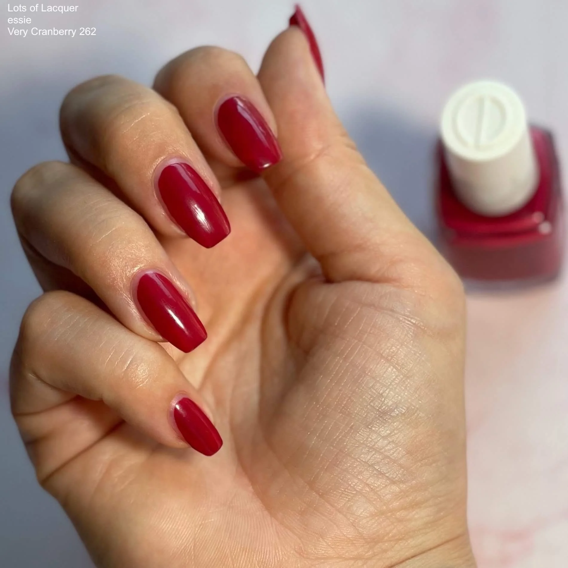 essie Red Nail Polish — Lots of Lacquer