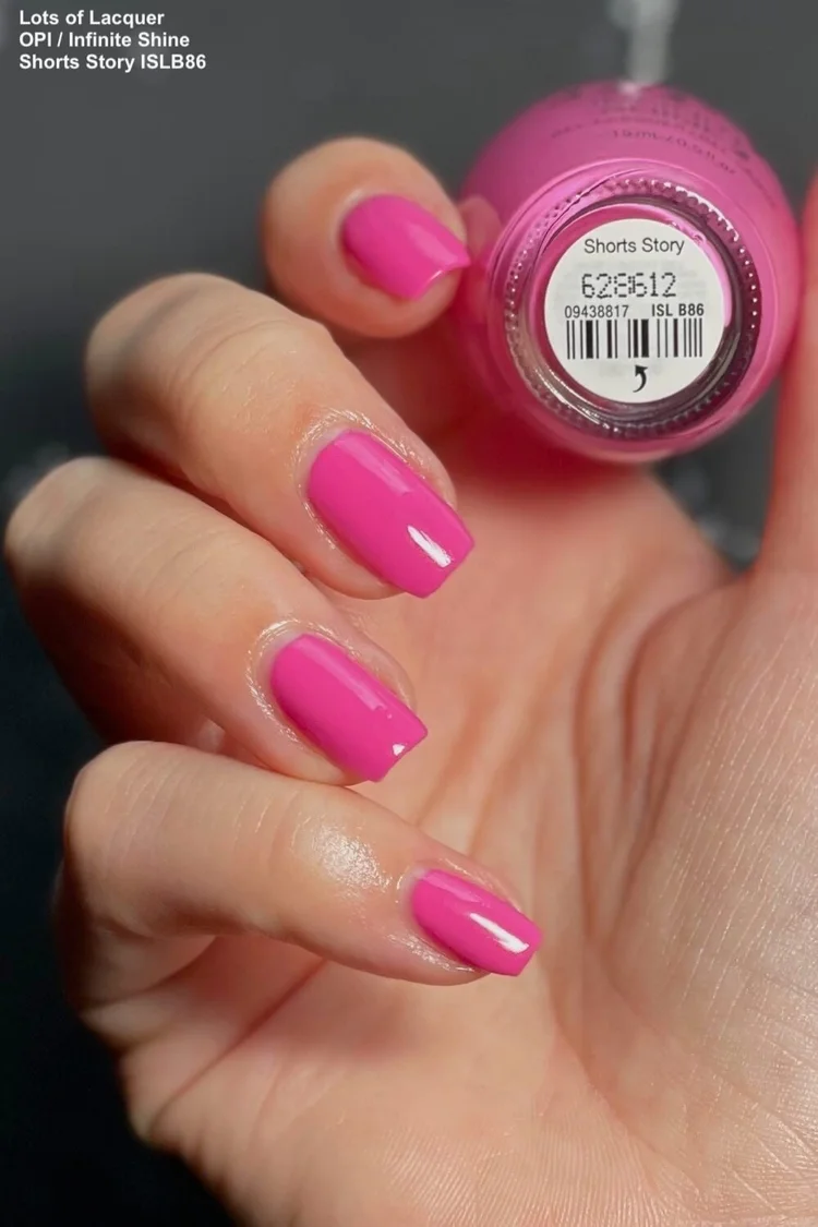 OPI Shorts Story VS Strawberry Margarita