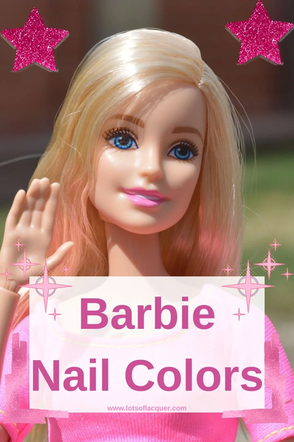 Barbie Inspired Nail Colors