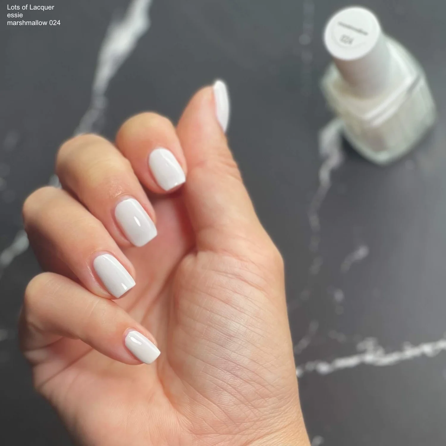 essie marshmallow Swatches