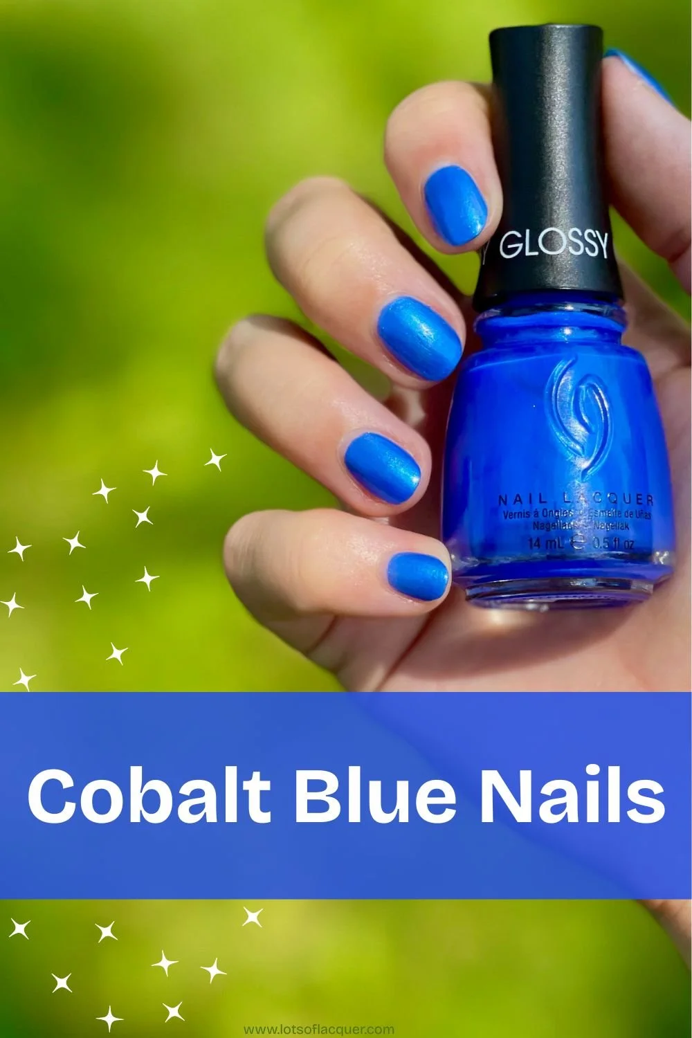 Cobalt Blue Nails
