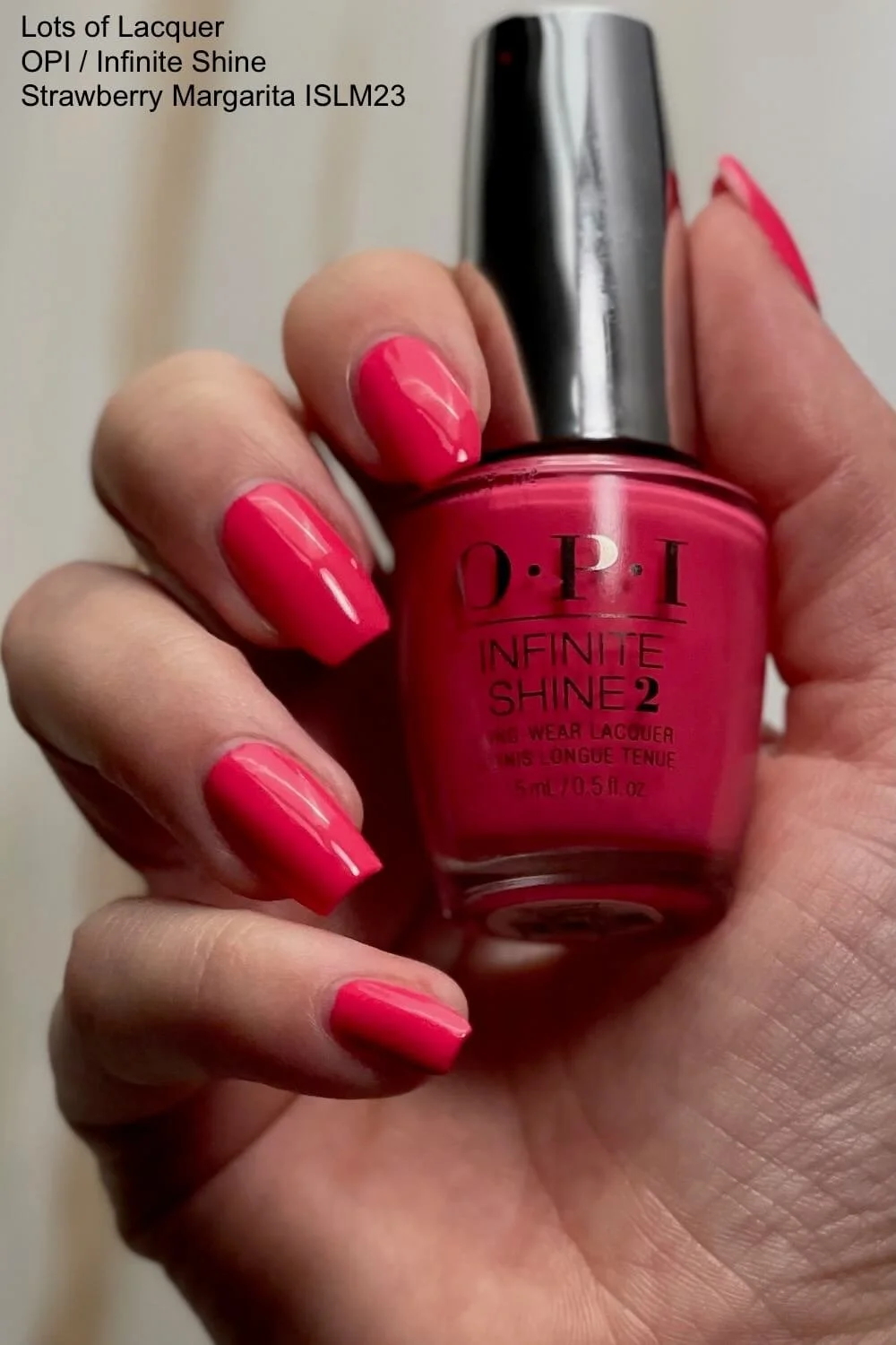 OPI Infinite Shine, Strawberry Margarita