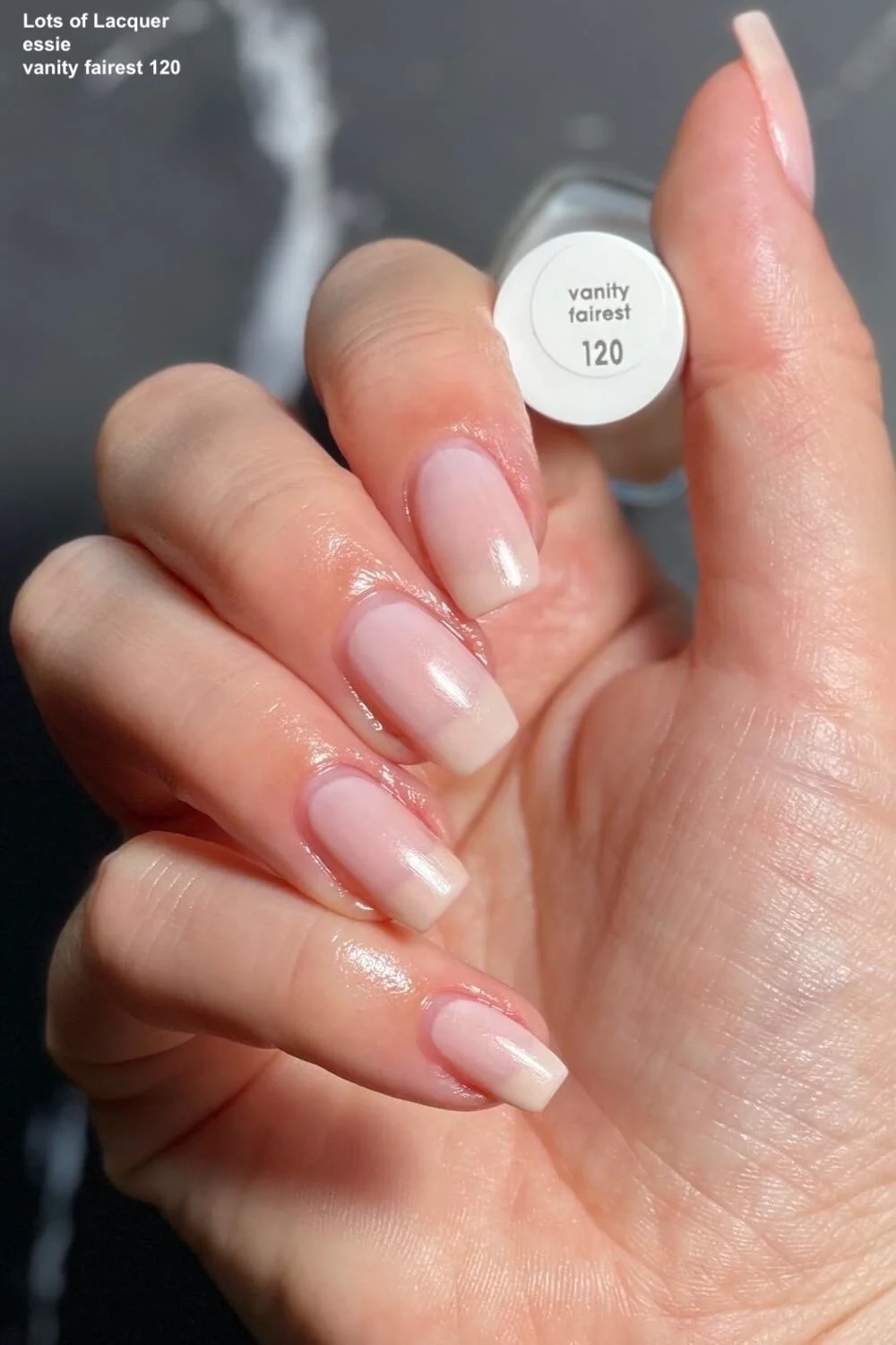 essie ballet slippers VS vanity fairest