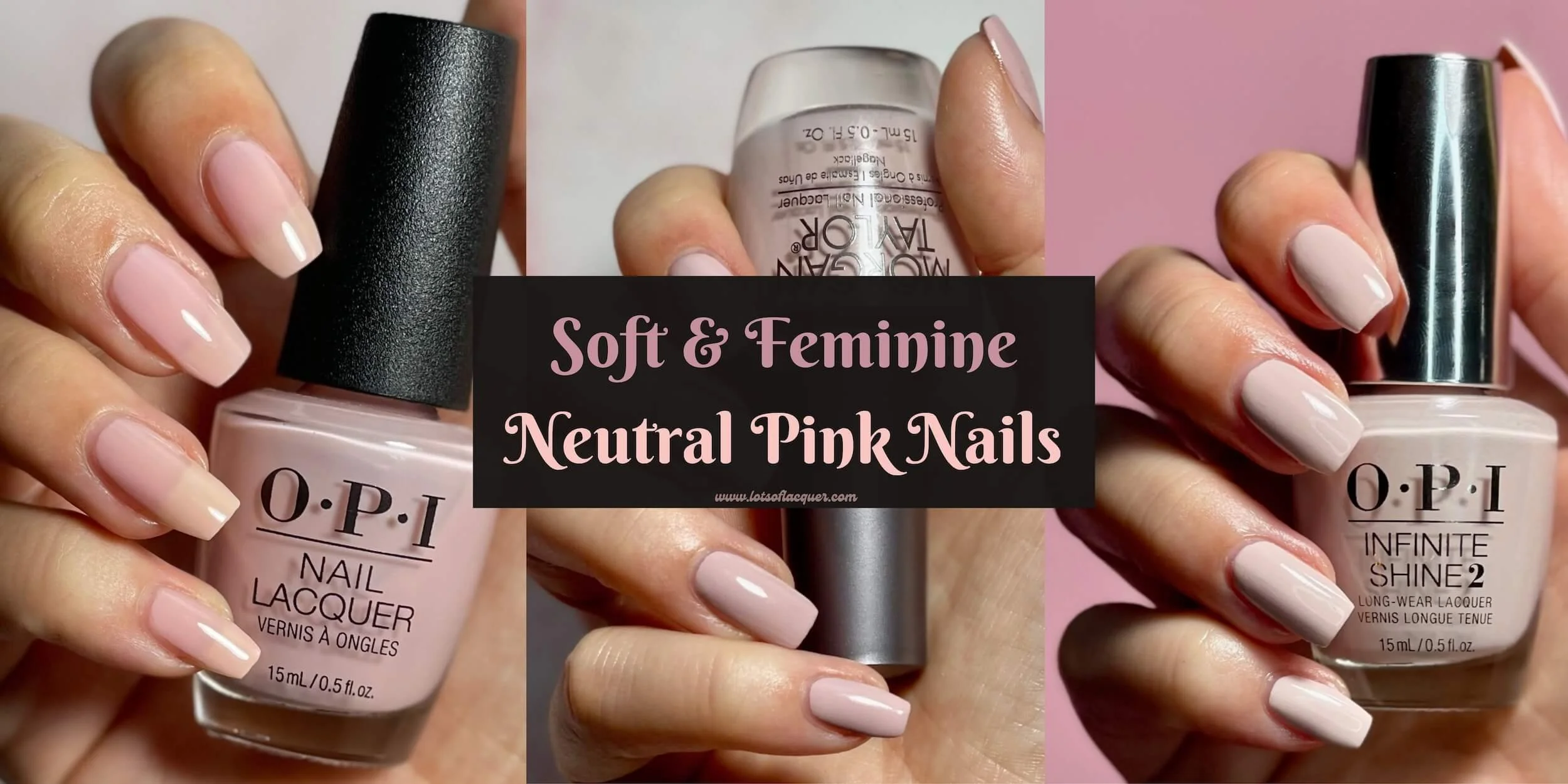 Soft & Feminine Neutral Pink Nails