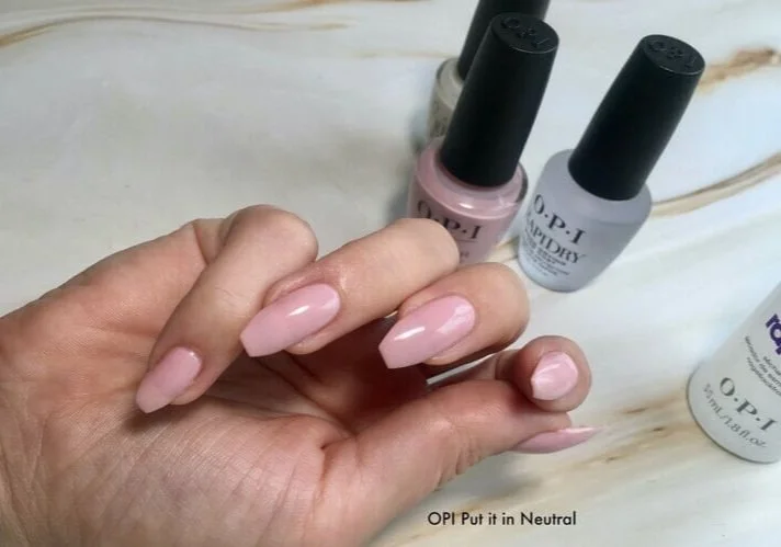 OPI Put it in Neutral Swatch