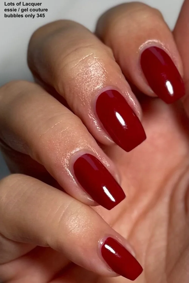 essie gel couture bubbles only VS forever yummy