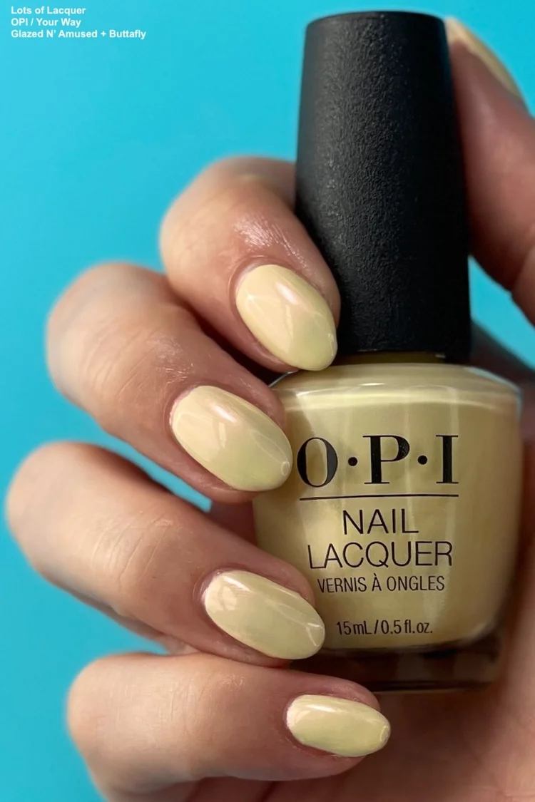 OPI Glazed N' Amused Nail Polish Swatches