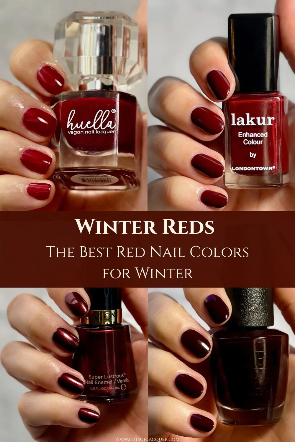 Winter Red Nails: Luxe Shades to Brighten Cold Days