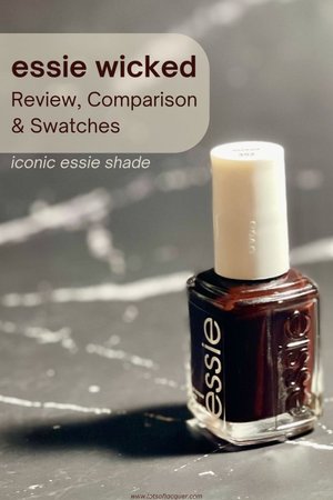 essie wicked Swatches + Review