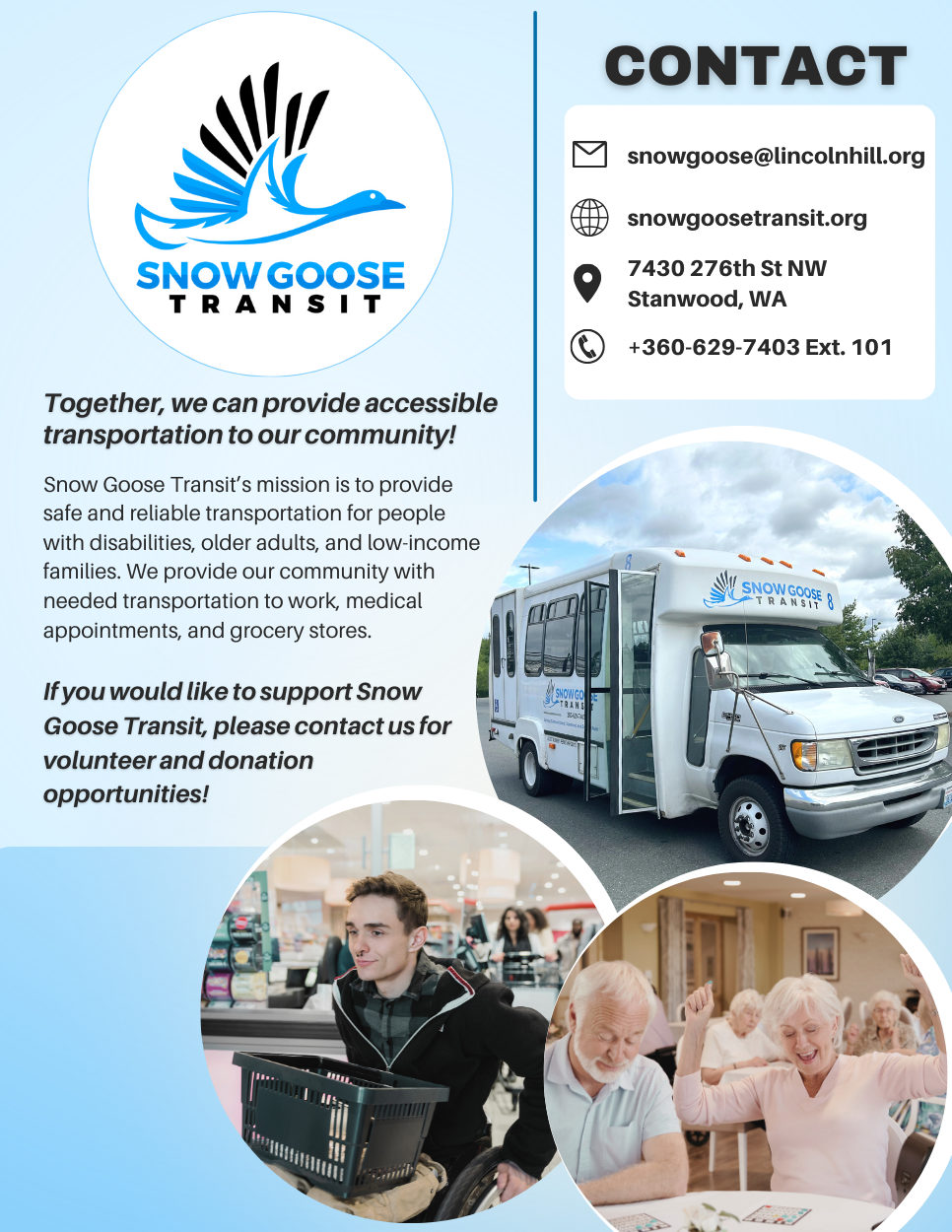 About — Snow Goose Transit