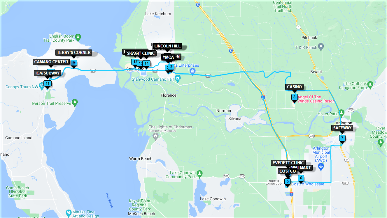 Schedule — Snow Goose Transit