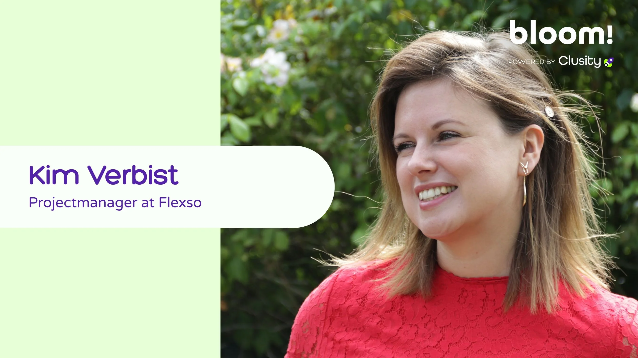 bloom: Kim Verbist - Community for Women in Tech in Belgium - Clusity ...