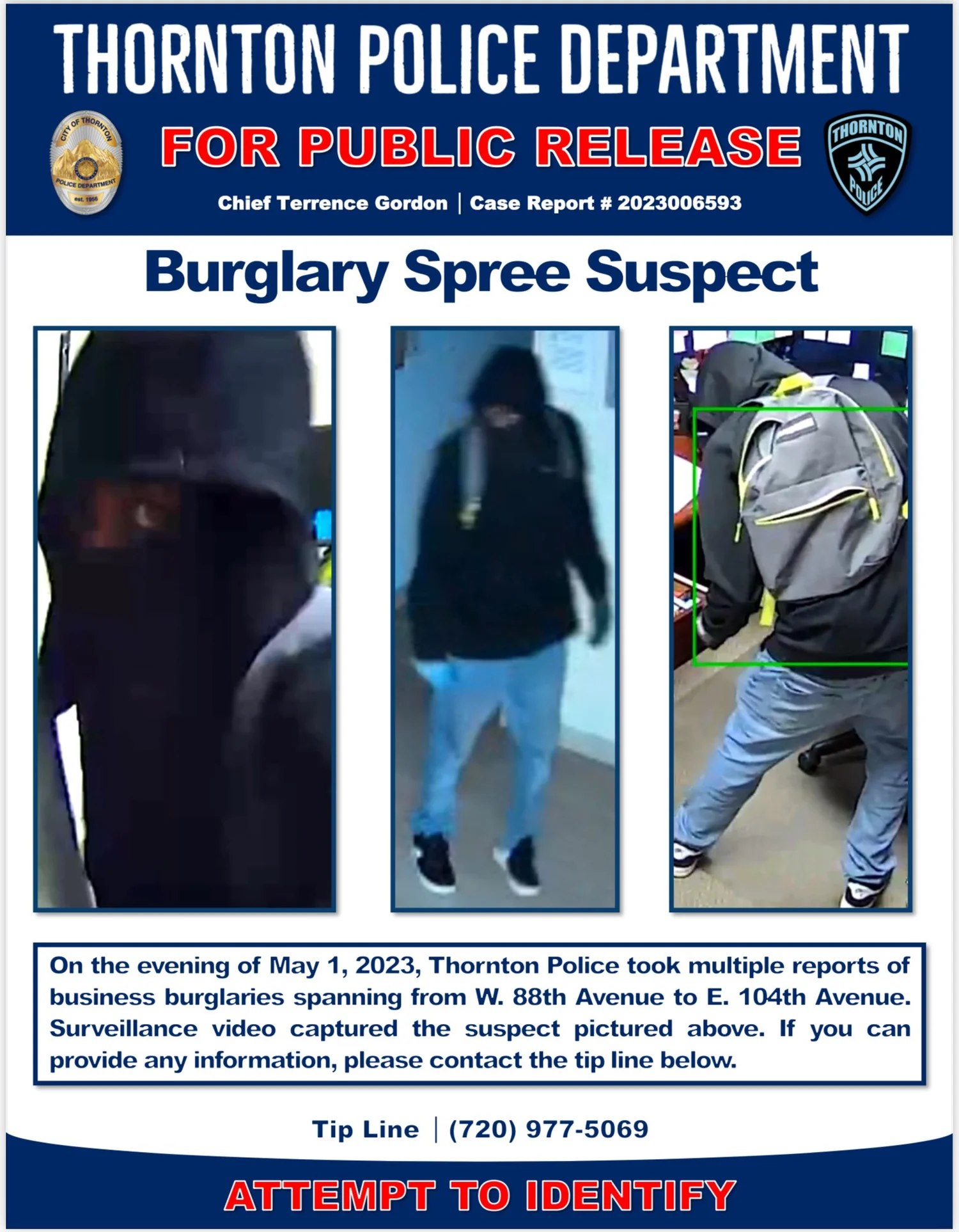 Crime Info — Thornton Police Department