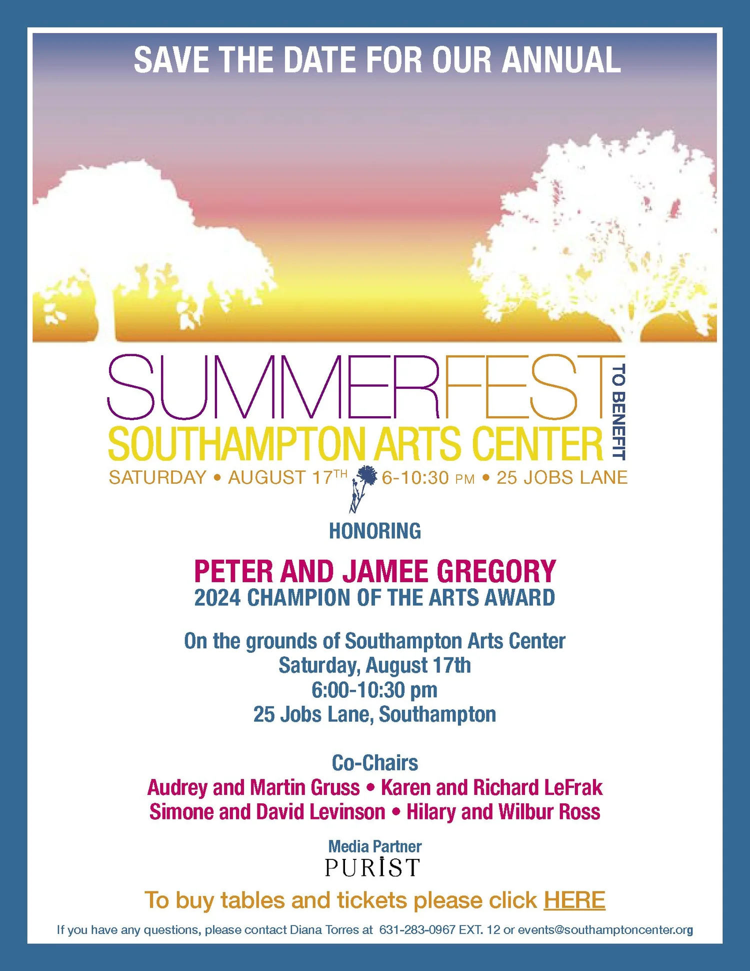 SPECIAL EVENTS — Southampton Arts Center
