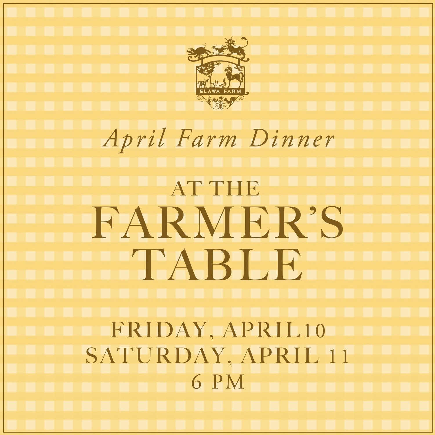 Elawa Farm Foundation - Farm Dinners — Elawa Farm Foundation