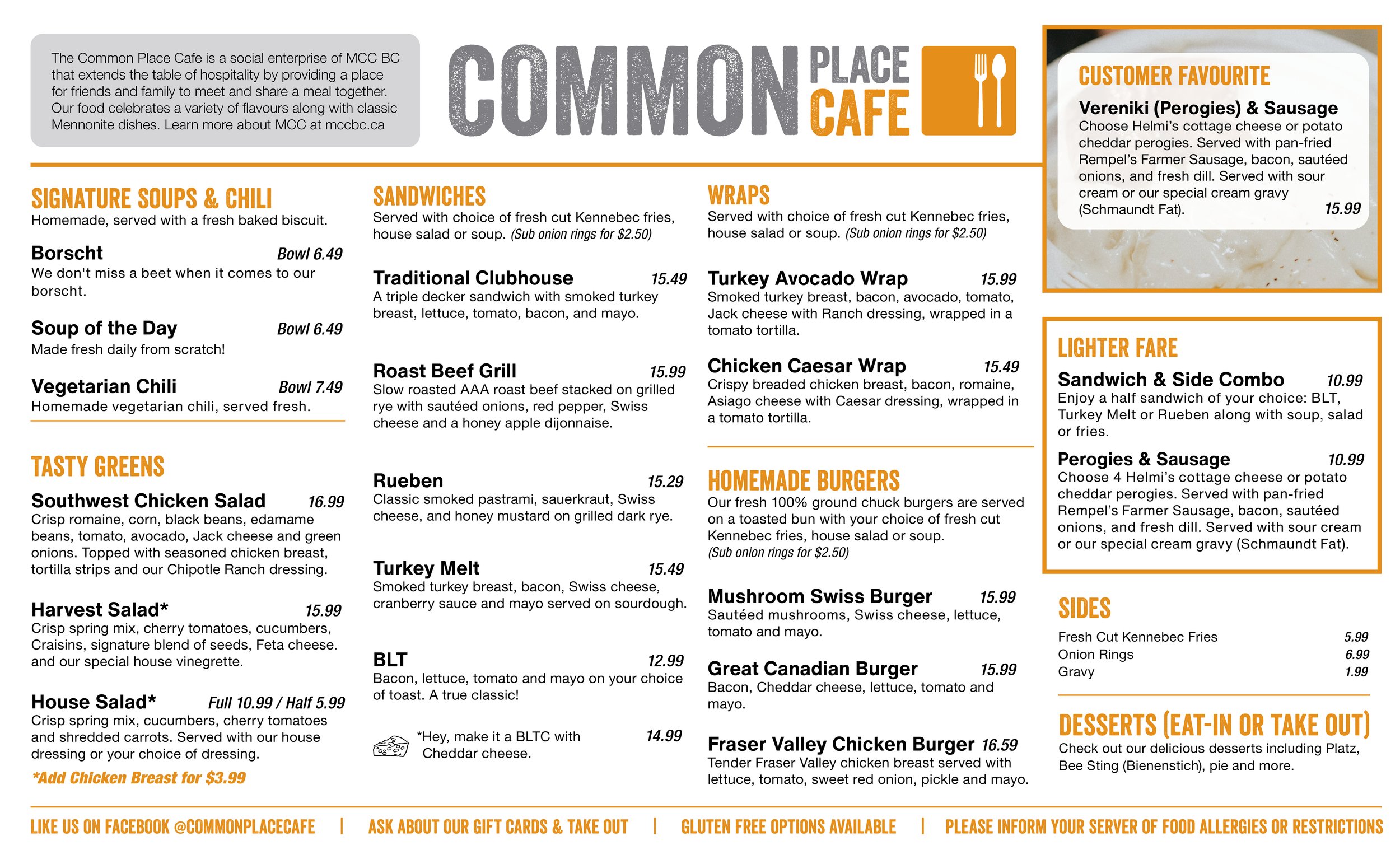 Common Place Café — MCC Centre