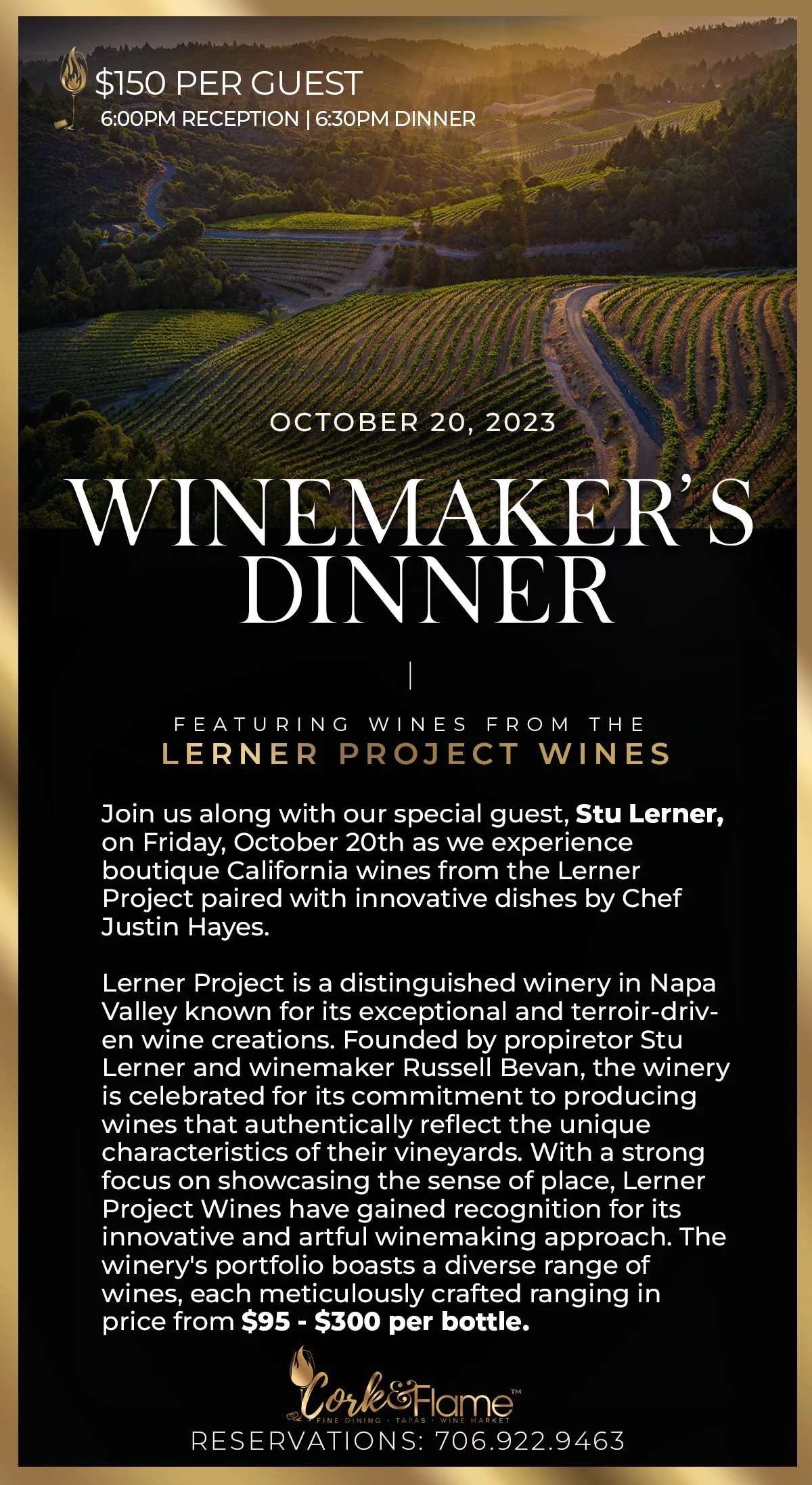 Lerner Project — Cork & Flame Lerner Project — Cork & Flame