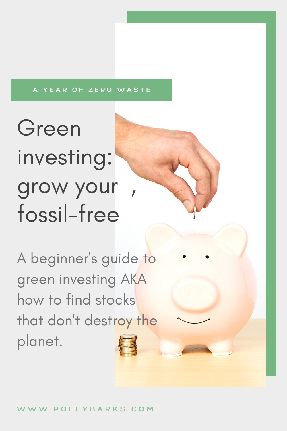 Green investing: grow your money, fossil-free — Polly Barks