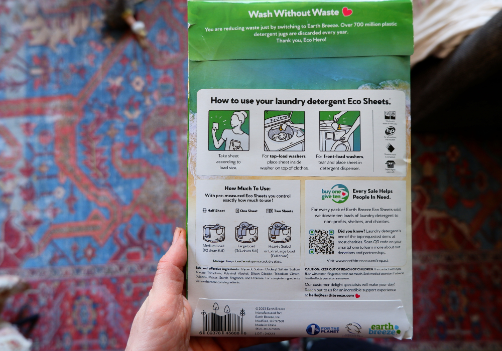 Truly clean laundry detergent? An Earth Breeze review — Polly Barks