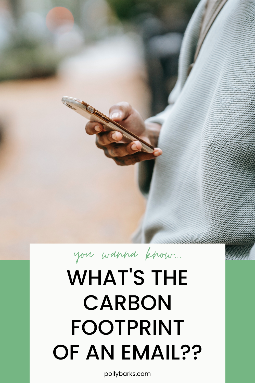 What's the carbon footprint of an email? — Polly Barks