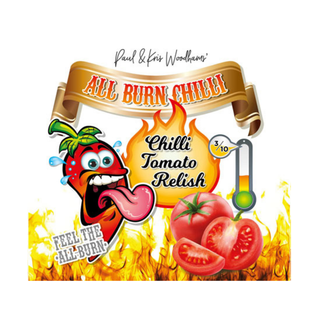 Chilli Tomato Relish — All Burn Chilli
