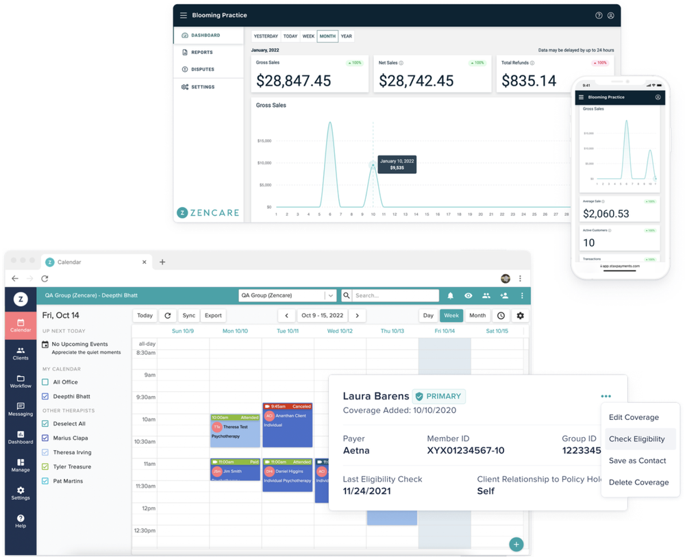 Practice Management EHR — Zencare