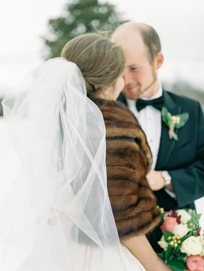 Kyndal & Isaac's Winter Wedding in Mount Airy | Featured on Style Me ...