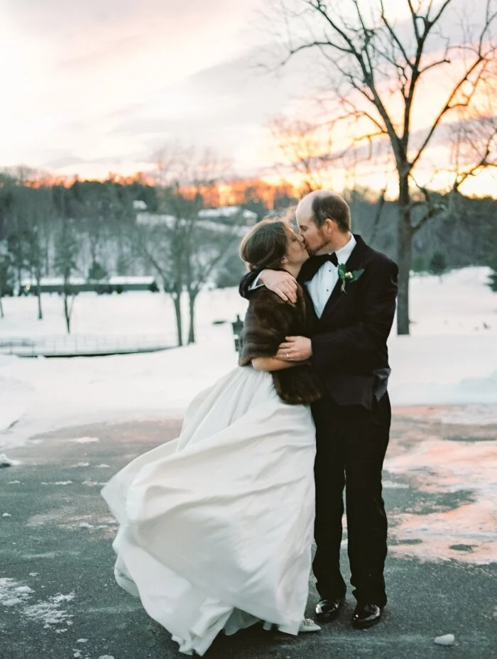 Kyndal & Isaac's Winter Wedding in Mount Airy | Featured on Style Me ...