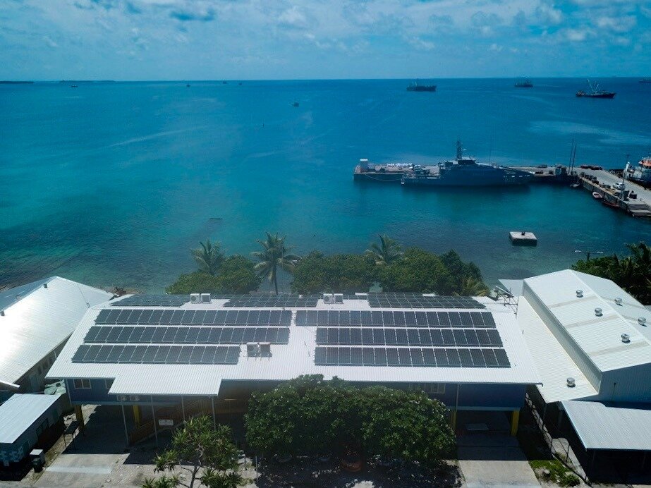 First Solar-Battery Project completed for Tuvalu — Infratec