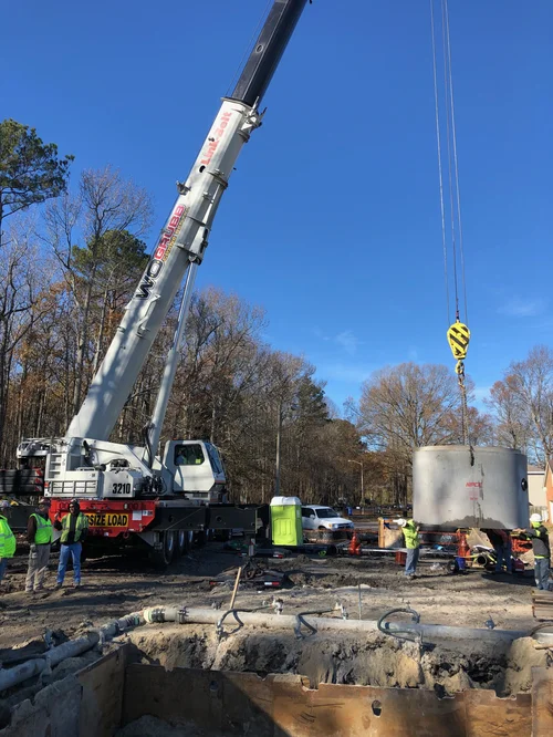 Wet Wells & Valve Vaults — Nansemond Pre-Cast Concrete
