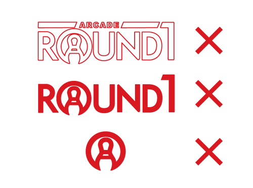 Round1 Bowling and Arcade | Round1 Logo Guideline | Spo-cha Logo ...