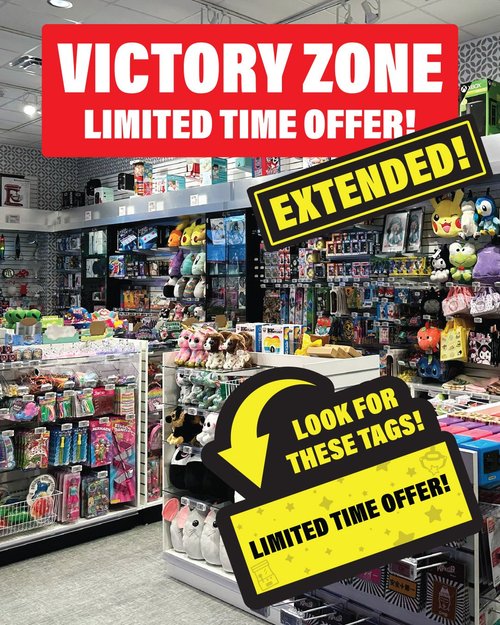 Round1 Bowling and Arcade Redemption Prize Victory Zone | Round1 USA