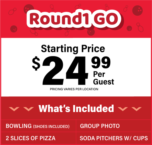 Round1 Bowling and Arcade | Party Package | Party Room | | Round1 USA