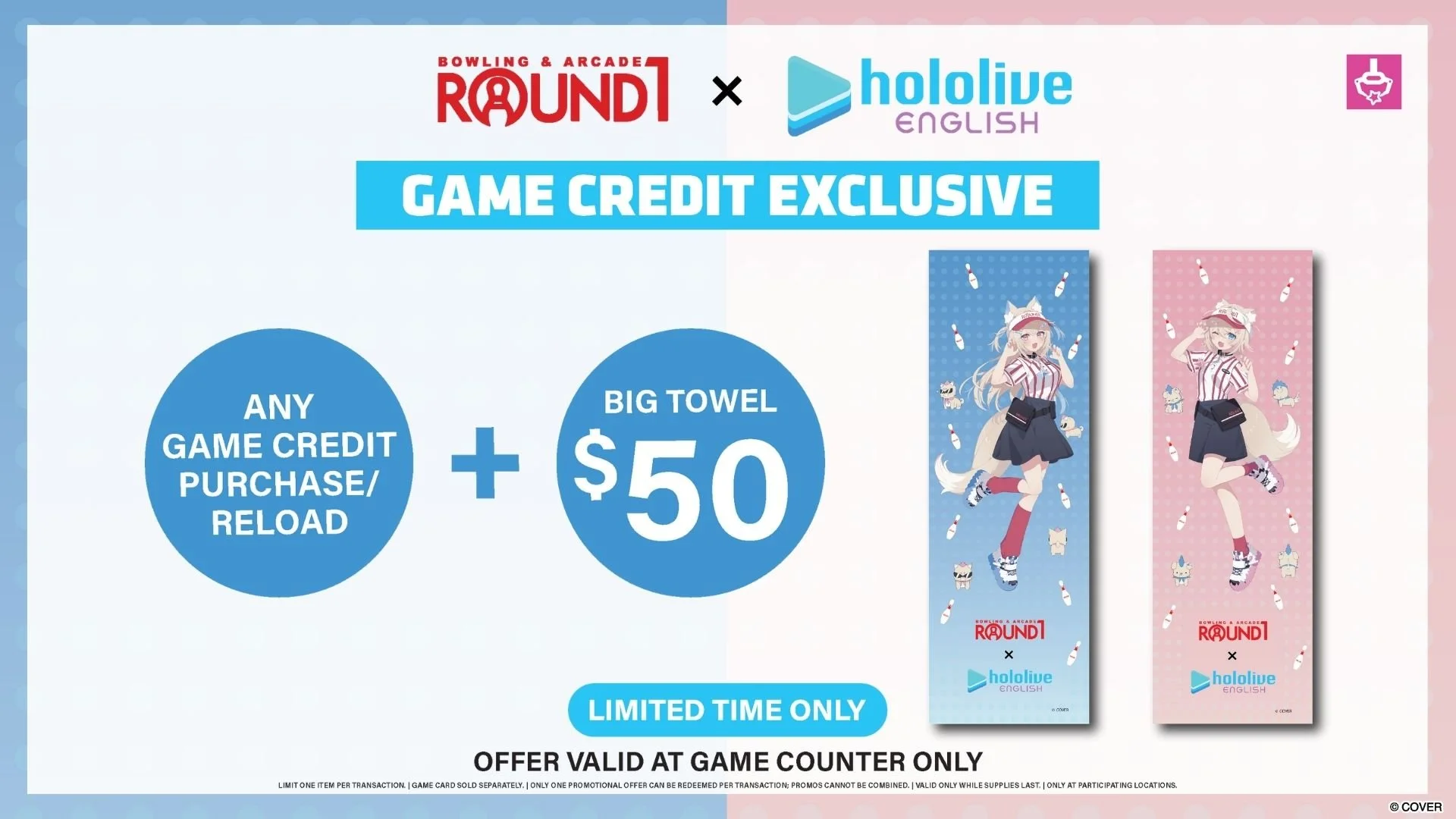 hololive English x Round1 | Round1 USA