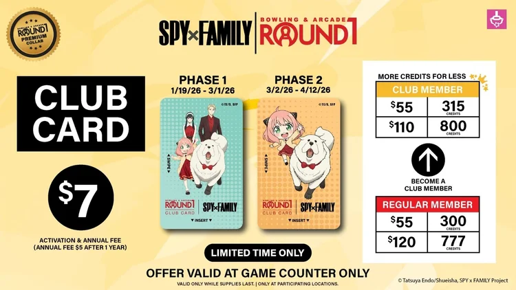 SPY x FAMILY at Round1 | Round1 USA