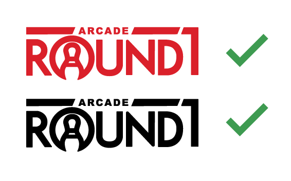 Round1 Bowling and Arcade | Round1 Logo Guideline | Spo-cha Logo ...