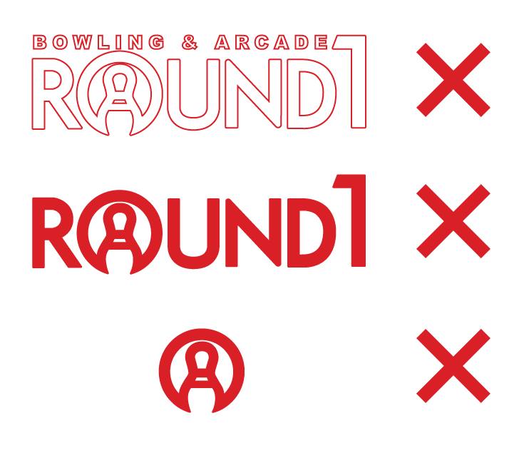 Round1 Bowling and Arcade | Round1 Logo Guideline | Spo-cha Logo ...
