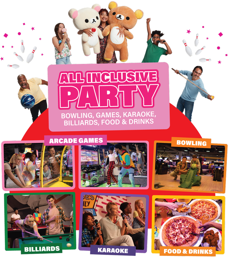 Round1 Bowling and Arcade | Spo-cha | Party Package | Kid's Birthday ...
