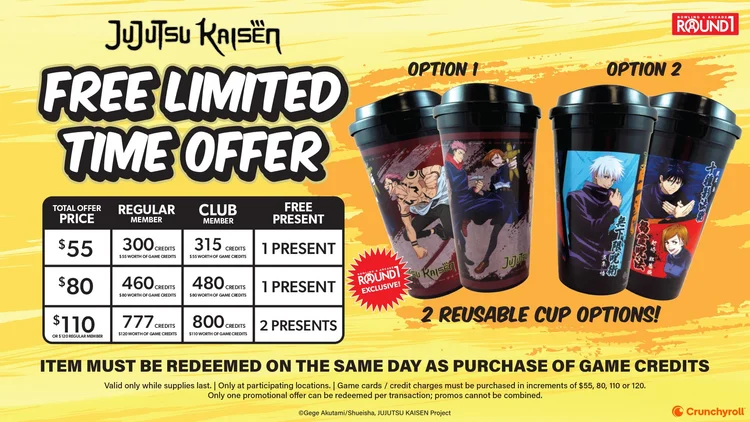 Jujutsu Kaisen at Round1 | Round1 USA