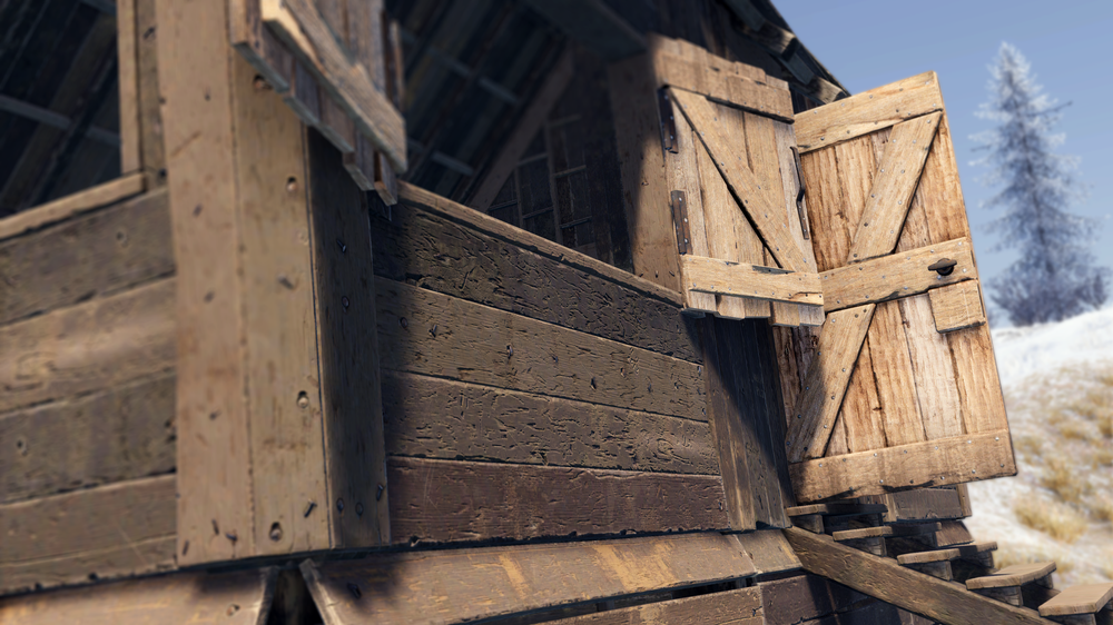 Legacy Wood Building Skin — Rust Console Edition