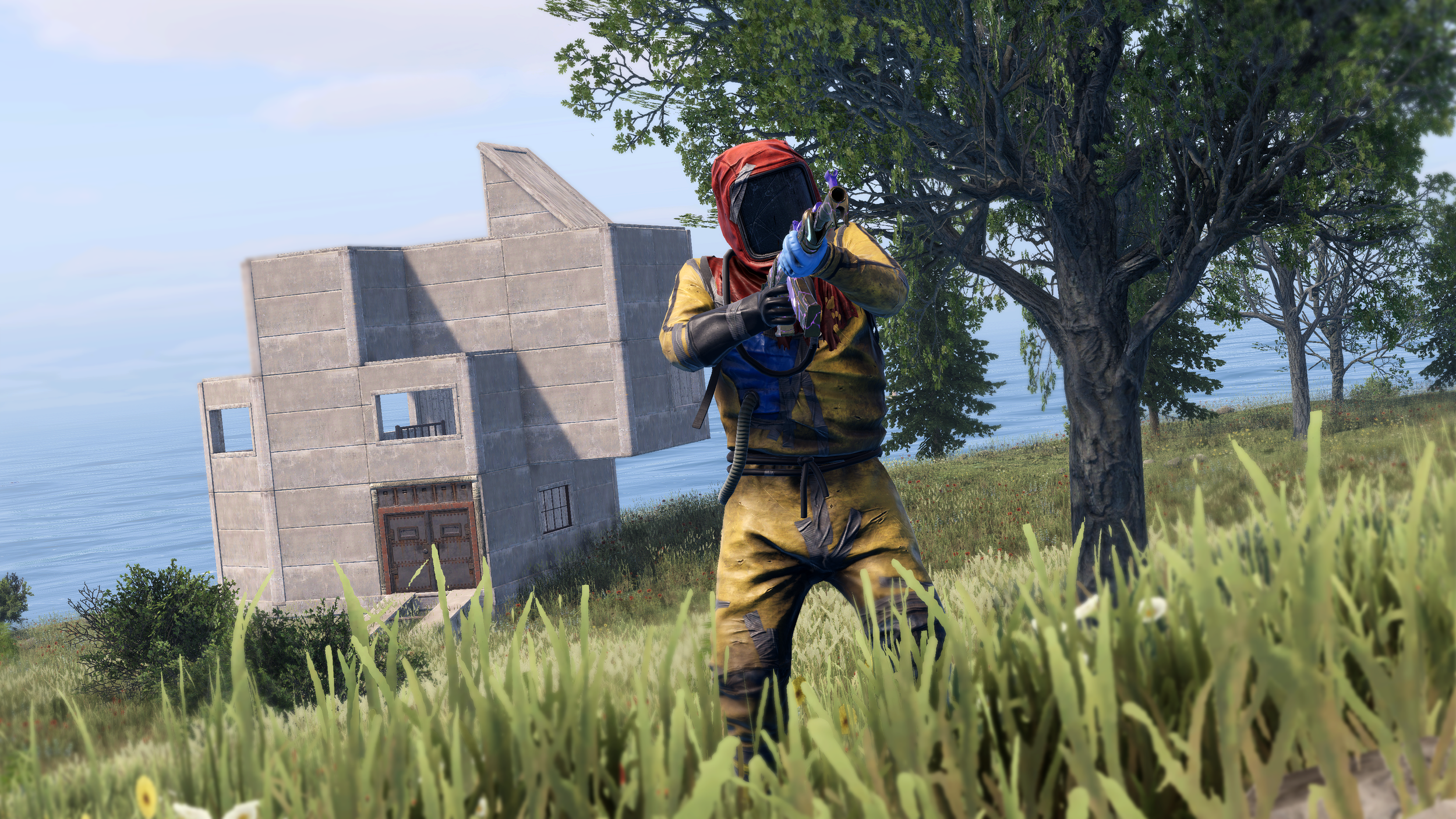 Brutalist Building Skin — Rust Console Edition