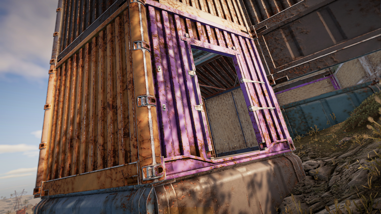 Shipping Container Building Skin — Rust Console Edition