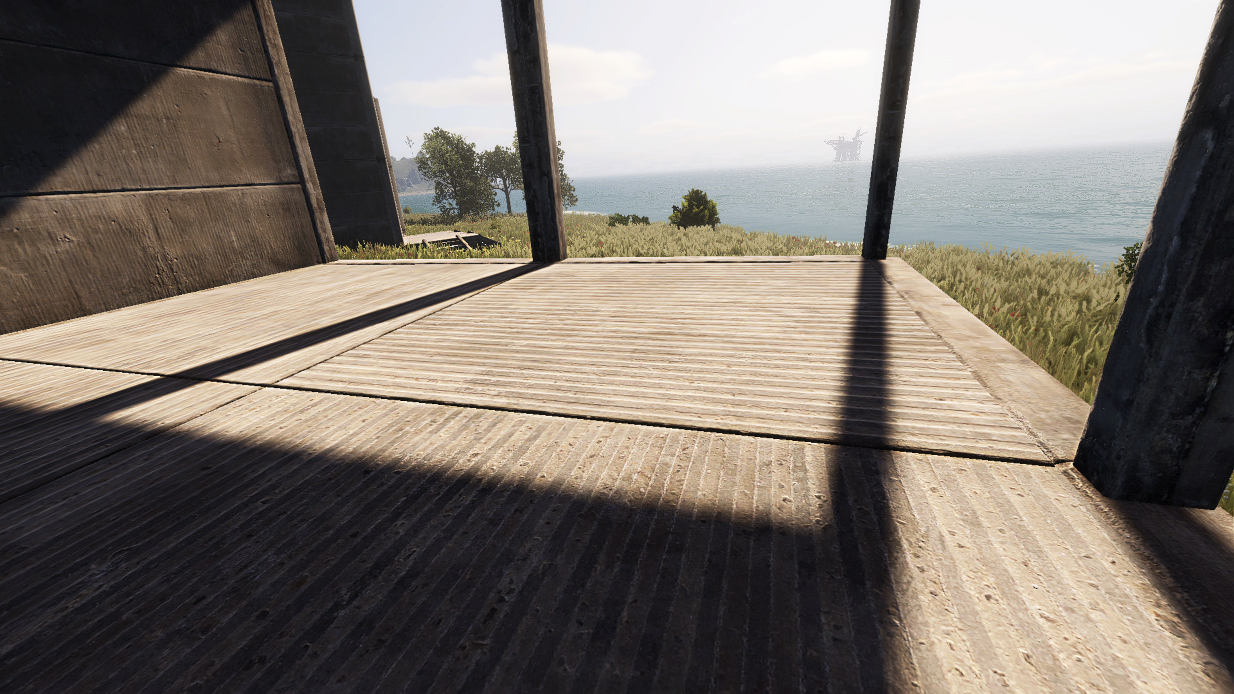 Brutalist Building Skin — Rust Console Edition