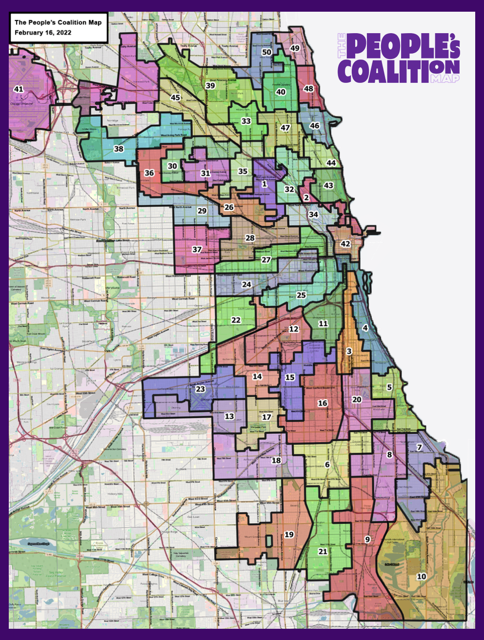 37th Ward Chicago Map - Brigid Theodora