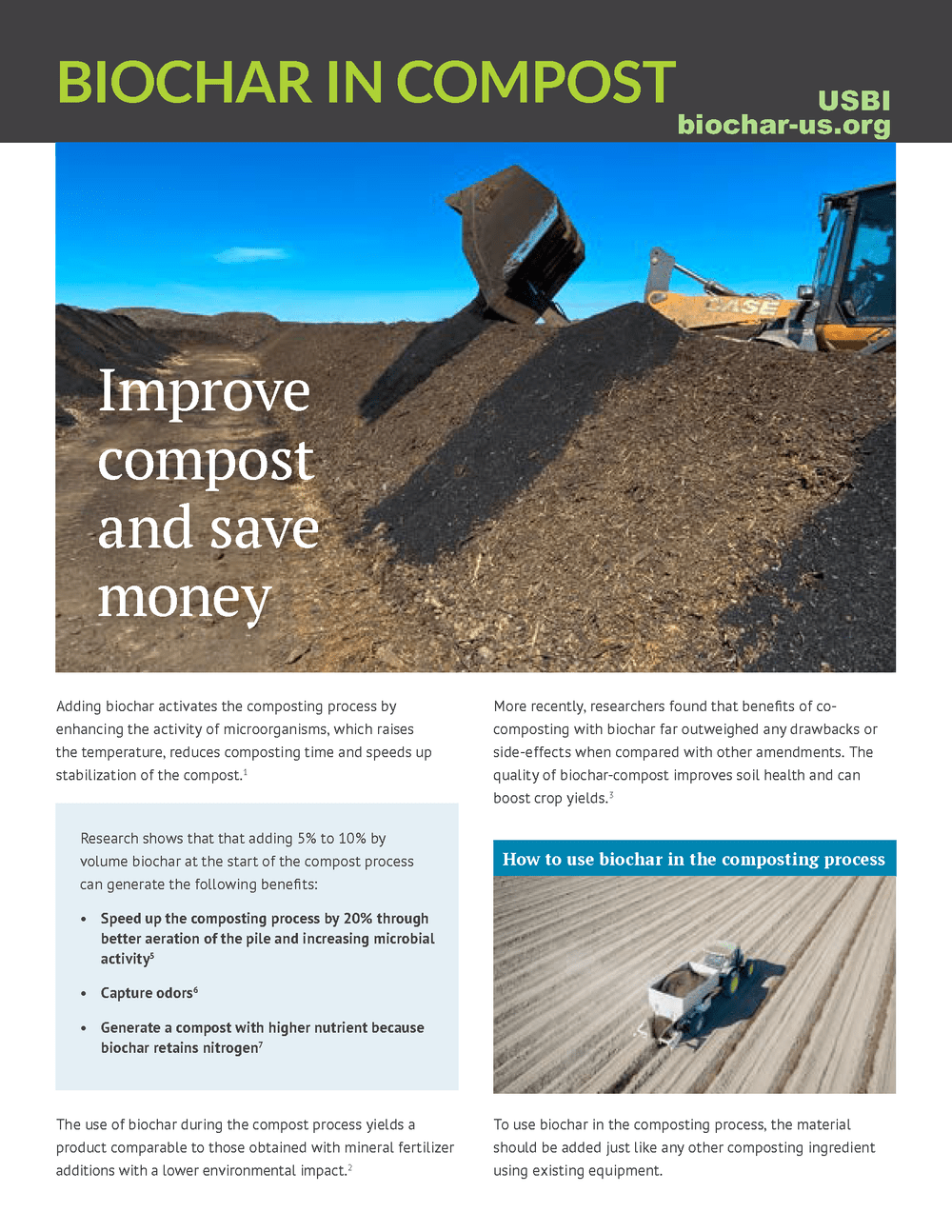Compost Brochure Landing Page — Standard Biocarbon
