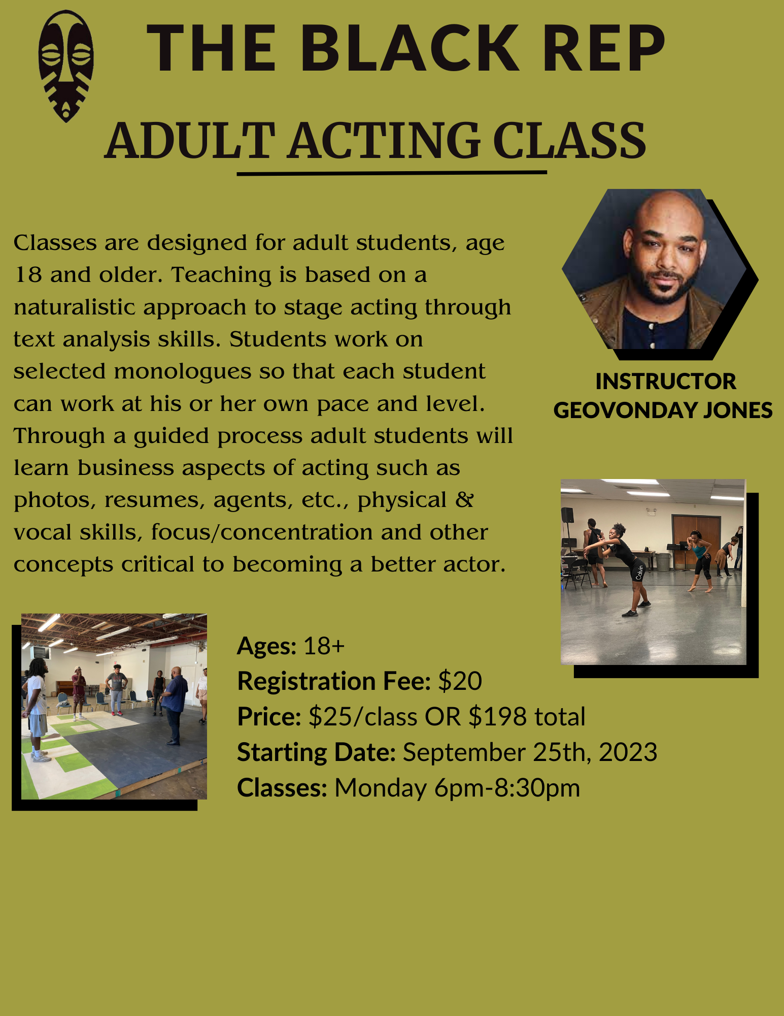 Classes — The Black Rep