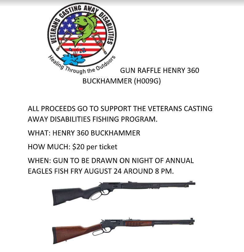 Fish Fry Gun Raffle — Veterans Casting Away Disabilities