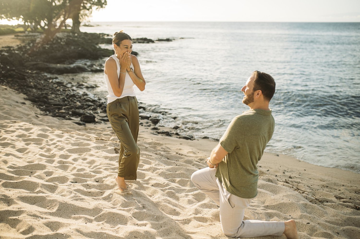 Romantic Hawaii Surprise Proposal | Big Island Kailua Kona Couples ...