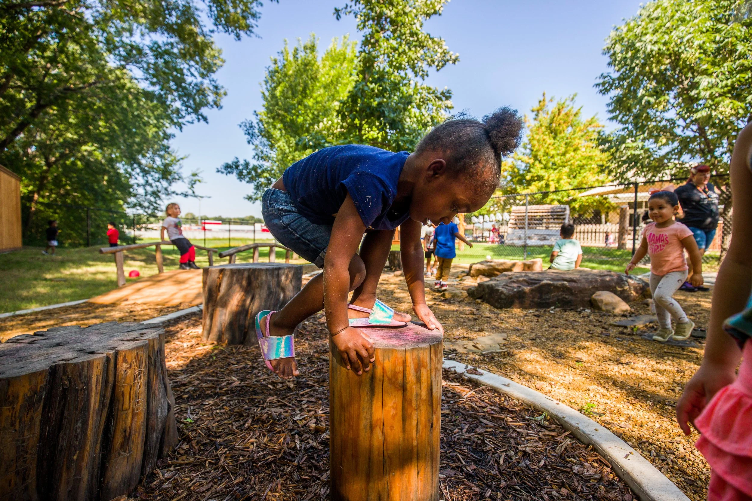 Outdoor Classroom Balance Beams and Logs — Good Fieldwork